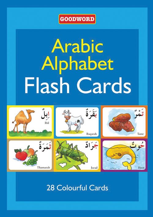 Arabic Alphabet Flash Cards, Set of 28 Cards, 9788178985558