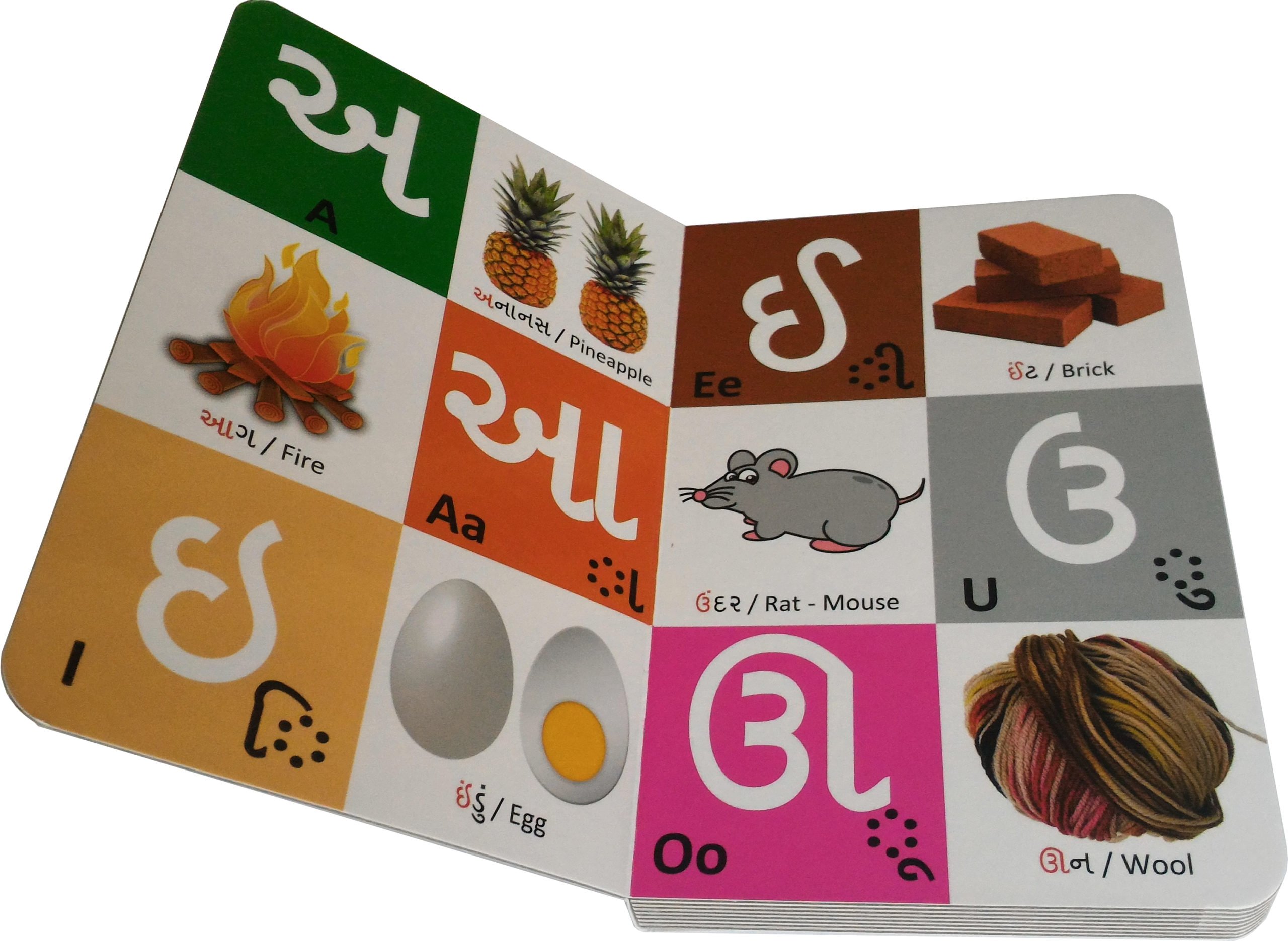 Gujarati Alphabet Board Book by I Know My ABC, 9780997139532