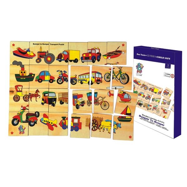 Skillofun Bumper to Bumper Floor Puzzle, 8907030002849