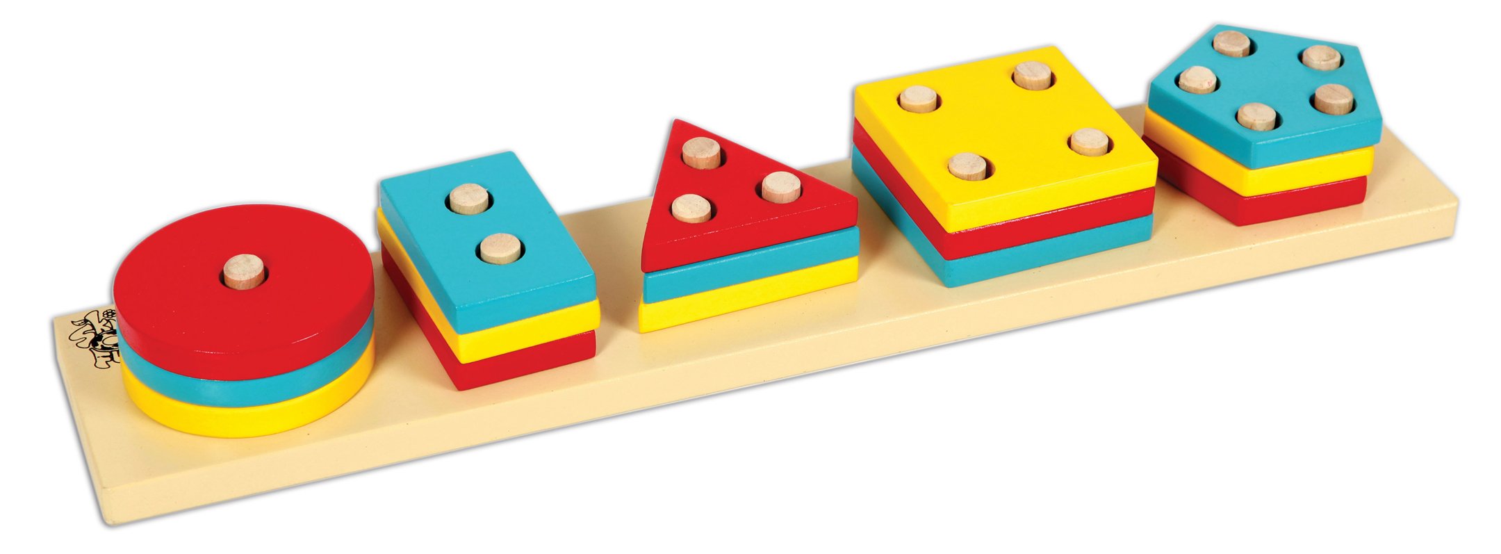 Skillofun Geo Shape Sorting Puzzle Board, 8907030000869