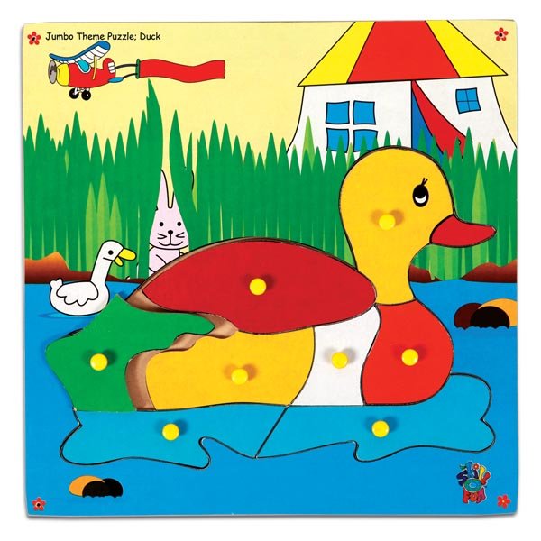 Skillofun Jumbo Theme Puzzle – Duck, 8907030002184