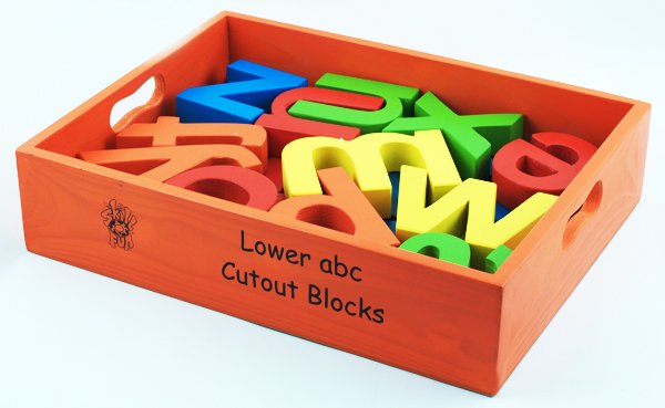 Skillofun Lower abc Colored Cutout Blocks, 8907030005154