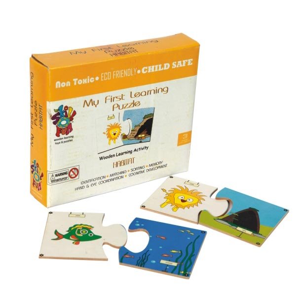 Skillofun My First Learning Puzzle – Habitats, 8907030001699