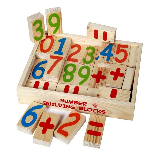Skillofun Number Building Blocks – 32 Pieces, 8907030000487