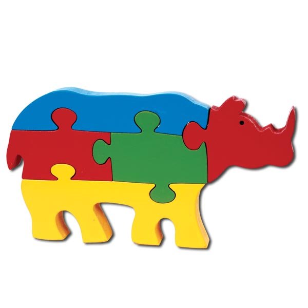 Skillofun Take Apart Puzzle Large – Rhinoceros, 8907030002733
