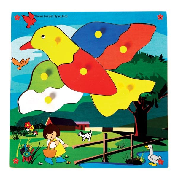 Skillofun Theme Puzzle – Flying Bird, 8907030001873
