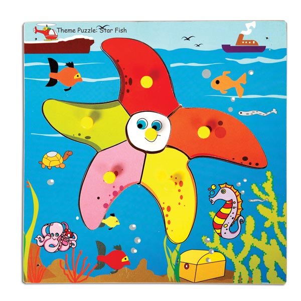 Skillofun Theme Puzzle – Star Fish, 8907030001750