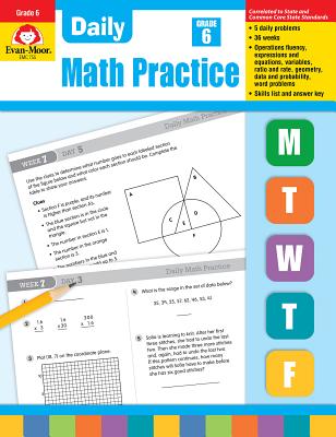 Daily Math Practice, Grade 6 – Activity Book – I Know My ABC Inc.
